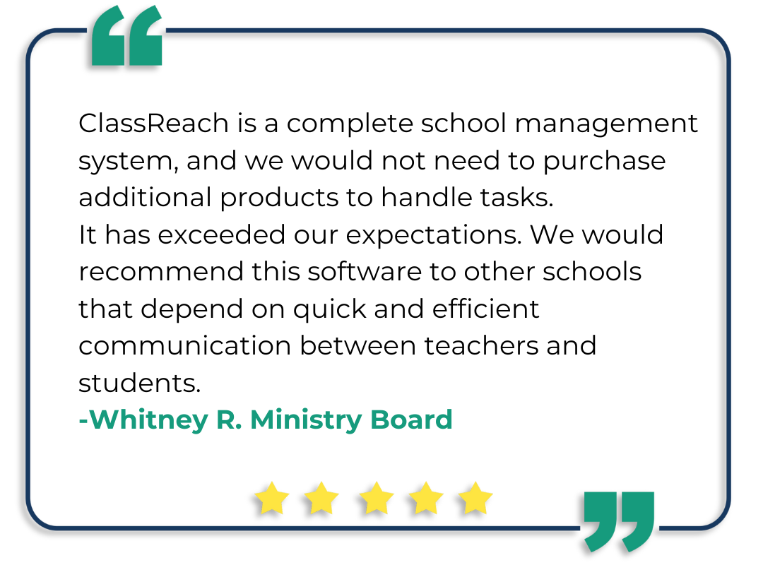 Web-based School Software - ClassReach